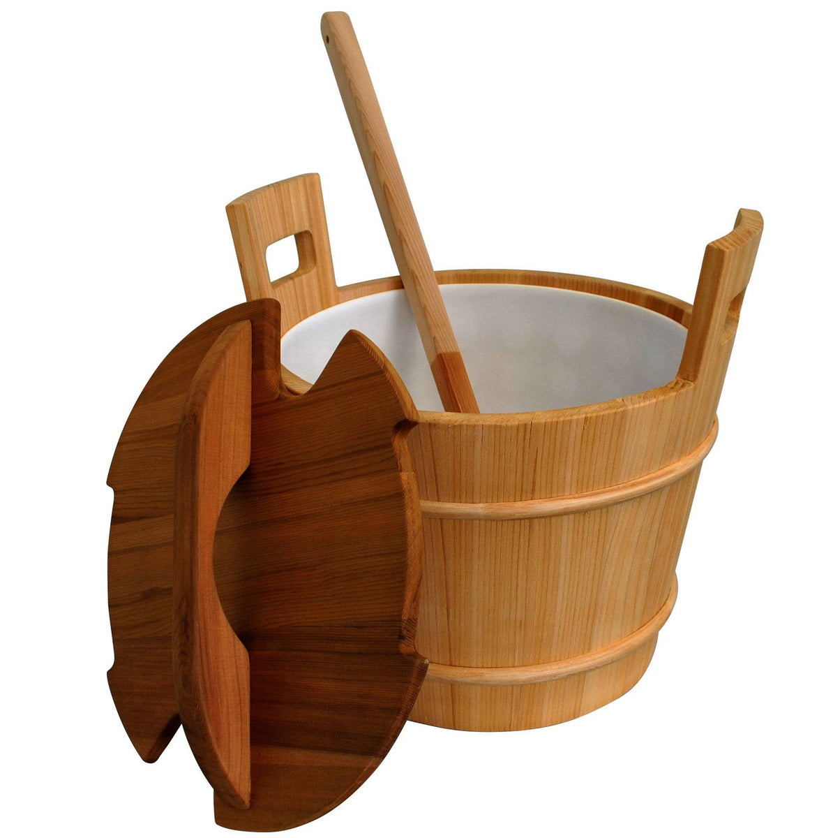 Fluid Cedar Bucket & Ladle | Fluid Float & Sauna